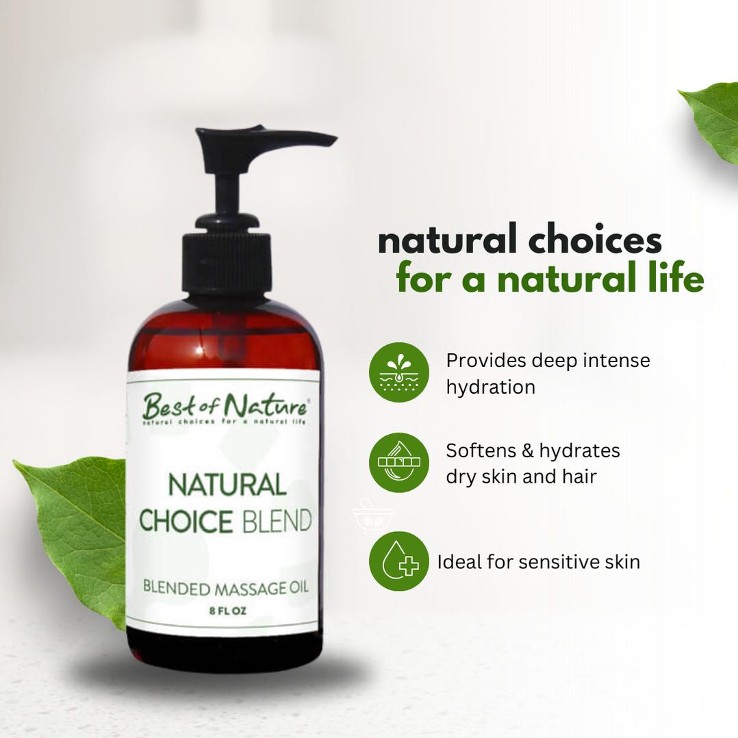 Best of Nature Natural Choice Blend Massage & Body Oil — Spa & Bodywork ...
