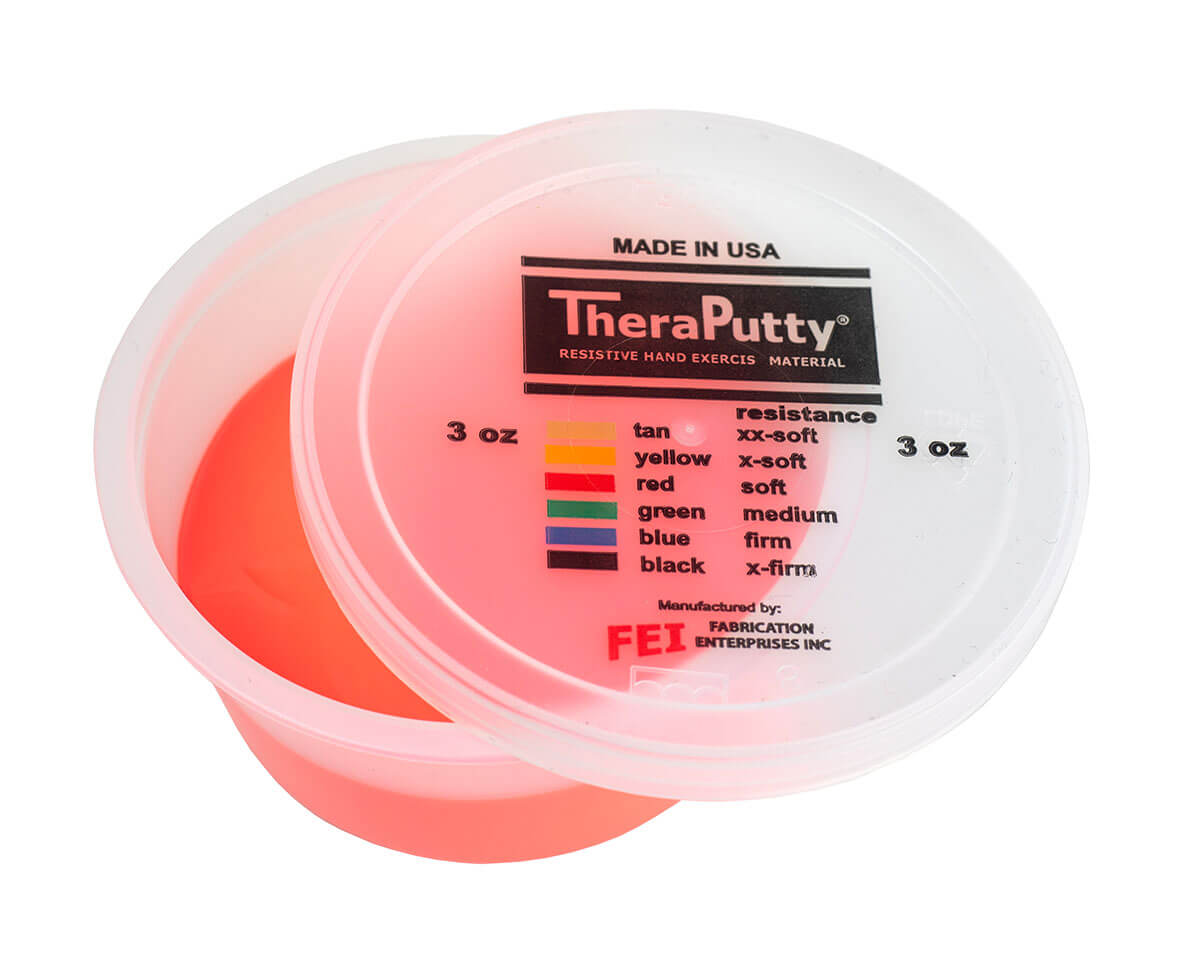 CanDo Theraputty Standard Exercise Putty - 2 3 4 & 6 Ounce Containers ...