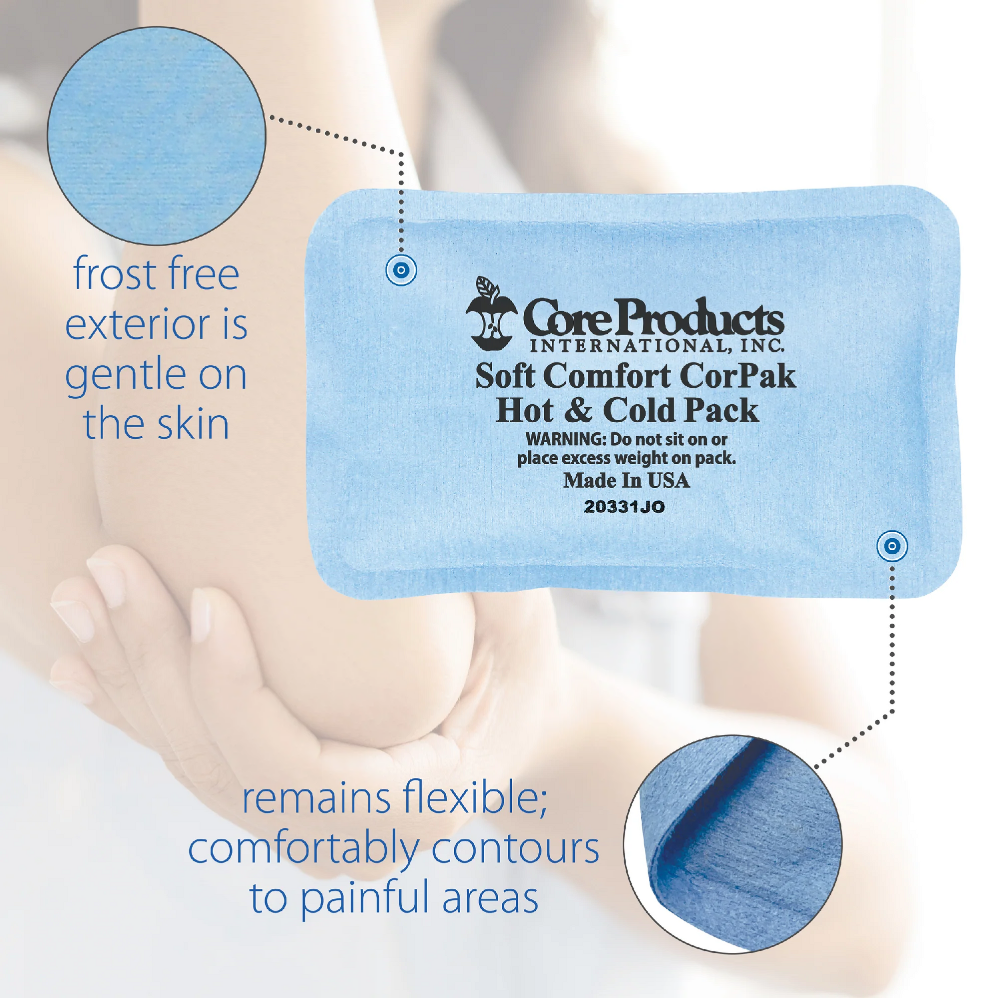 Soft Comfort CorPak Hot & Cold Therapy Pack - 12.5" x 18.5" Extra Larg ...