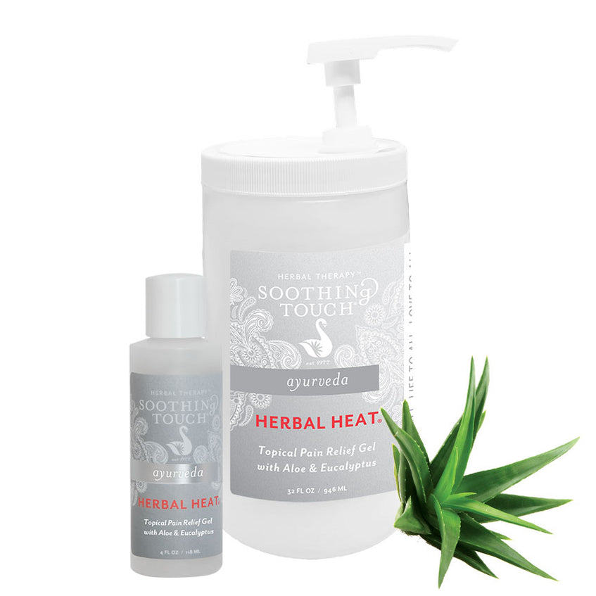 Soothing Touch Herbal Heat - Topical Pain Relief Gel with Aloe & Eucal ...
